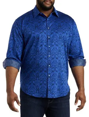 Robert Graham Highland Sport Shirt - Navy