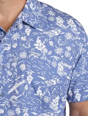 Columbia Trollers Best Sport Shirt - Kahawai Bluebell
