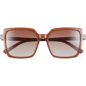 DIFF Eyewear Esme Square Sunglasses - Brown Gradient