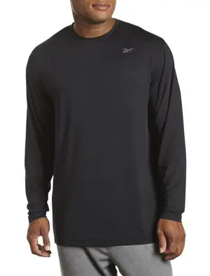 REEBOK Long Sleeve Base Layer Top - Black