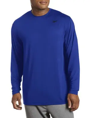 REEBOK Long Sleeve Base Layer Top - Cobalt