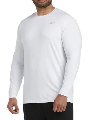 REEBOK Long Sleeve Base Layer Top - White