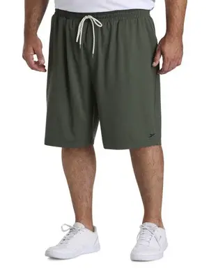 REEBOK Big And Tall Performance Shorts - Grit Green