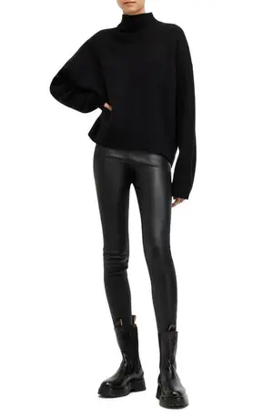 ALLSAINTS Asha Oversize Mock Neck Sweater