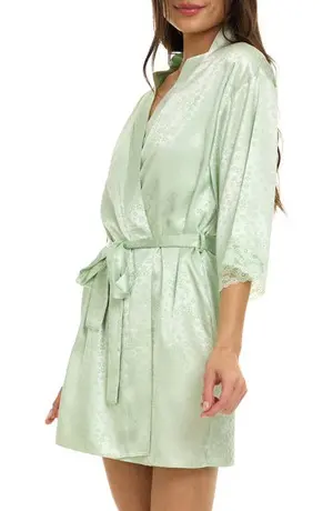 Flora Nikrooz Sabrina Travel Pajamas & Robe Set - Mint