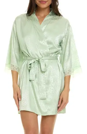 Flora Nikrooz Sabrina Travel Pajamas & Robe Set - Mint