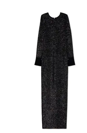 St. John Iridescent Sequin Knit Gown