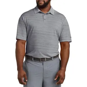 REEBOK Big & Tall Performance Space-dyed Polo Shirt Pure Grey 5