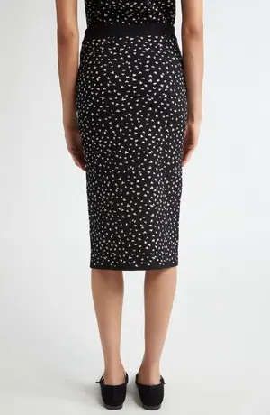 Max Mara Opunzia Jacquard Midi Skirt