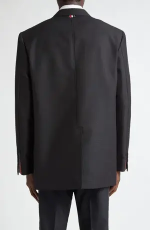 Thom Browne Unstructured Wool & Mohair Tuxedo Jacket
