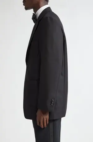 Thom Browne Unstructured Wool & Mohair Tuxedo Jacket