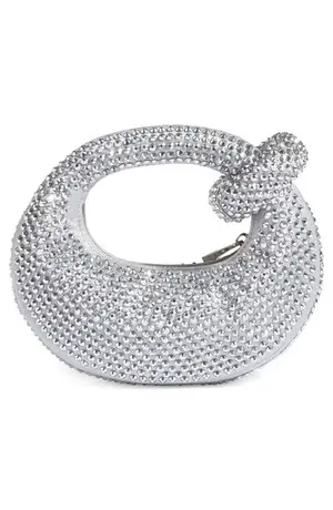 Jw Pei Mini Abacus Embellished Top Handle Bag - Silver