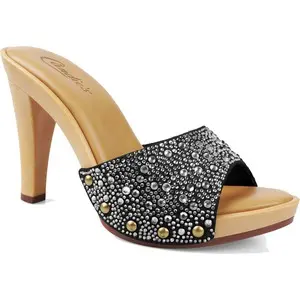CANDIE'S Kaia Platform Slide Sandal - Black