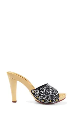 CANDIE'S Kaia Platform Slide Sandal - Black