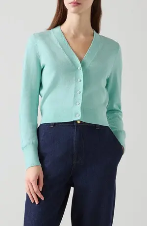 LK BENNETT Metallic Cardigan