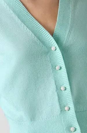 LK BENNETT Metallic Cardigan
