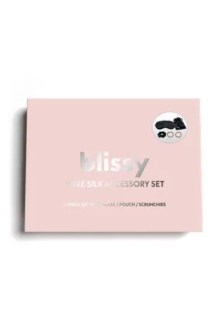 BLISSY Mulberry Silk 5-piece Travel Set
