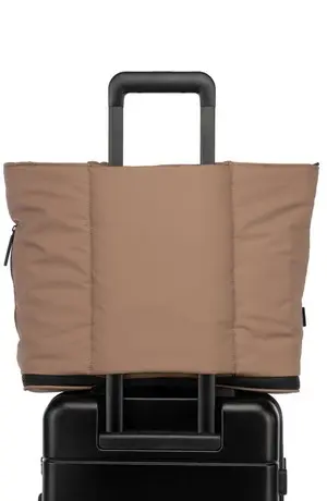 CALPAK Luka Expandable Tote Bag - Chocolate