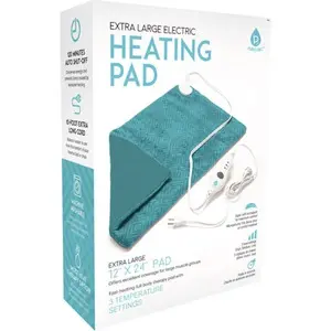 PURSONIC Electric Heating Pad - Teal Pattern