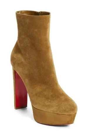Women's Platform Block Heel Booties