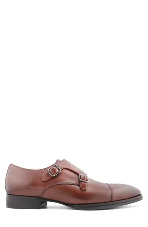 Gordon Rush Brayden Double Monk Strap Shoe - Brandy