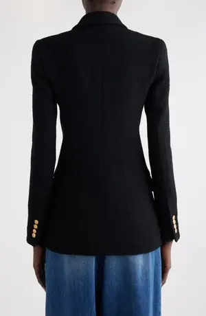 Chloé Fitted Wool Blend Bouclé Blazer