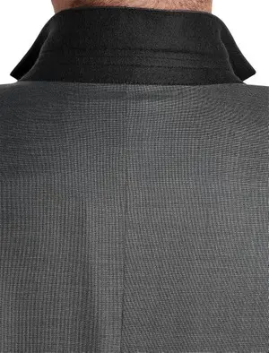 OAK HILL PREMIUM BY DXL Big & Tall Jacket-relaxer Sharkskin Suit Jacket