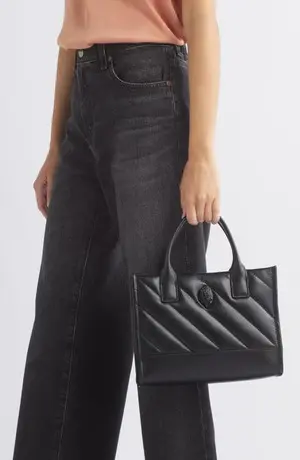 Kurt Geiger Small Soho Quilted Leather Tote