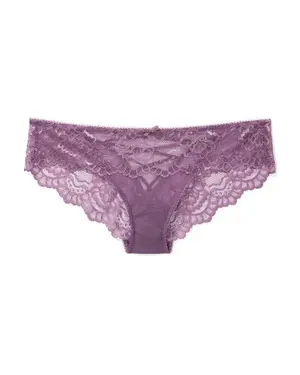 ADORE ME Enny Bikini Panties - Dark Purple