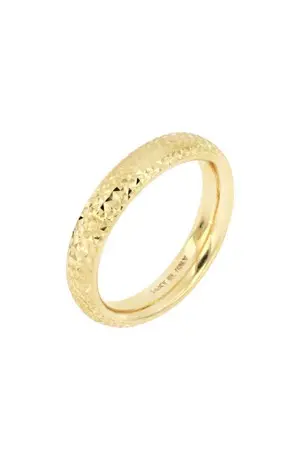 Bony Levy 14k Yellow Gold Textured Band Ring - 14kyg