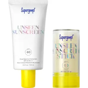 Supergoop!® Unseen Sunscreen Jumbo + Go Set $78 Value