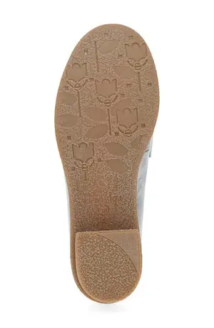 Dansko Danica Waterproof Penny Loafer Pump - Silver Metallic