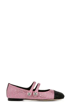 CIRCUS NY BY SAM EDELMAN Circus Ny Zoey Cap Toe Mary Jane Flat - Pink Confetti/ Black