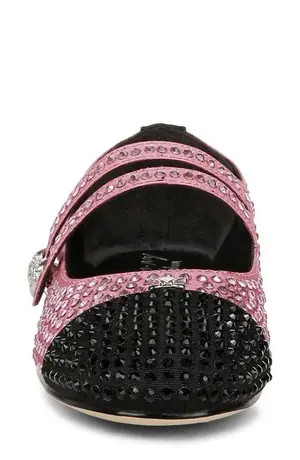 CIRCUS NY BY SAM EDELMAN Circus Ny Zoey Cap Toe Mary Jane Flat - Pink Confetti/ Black