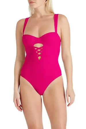 VALIMARE Paris Underwire One-piece Swimsuit - Fuscia
