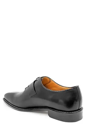 Mezlan Machado Buckle Strap Wholecut Shoe - Black