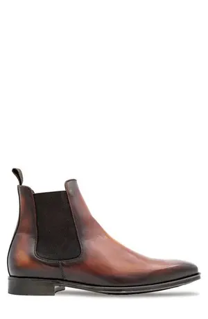 Mezlan Cervantes Plain Toe Chelsea Boot - Cognacrust