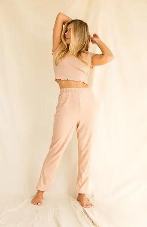 DIPPIN DAISY'S Strut Waffle Crochet Crop Top
