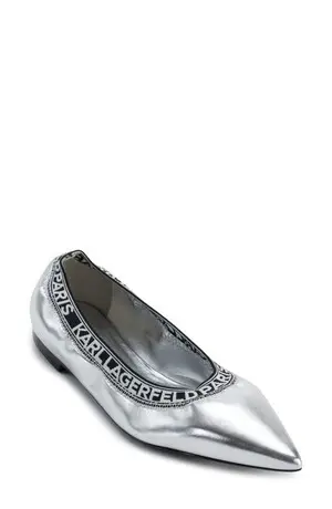 Karl Lagerfeld Paris Vinette Pointed Toe Flat