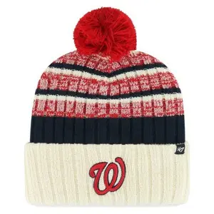 '47 Washington Nationals Tavern Cuffed Knit Hat With Pom - Natural