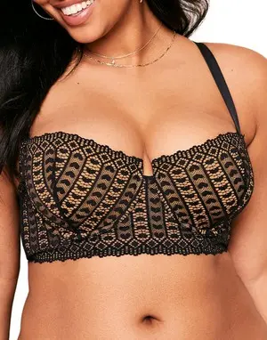 ADORE ME Nymphadora Contour Balconette Bra - Black