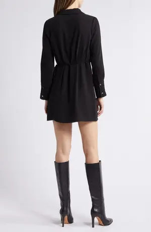 Sam Edelman Long Sleeve Sheath Shirtdress