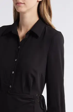 Sam Edelman Long Sleeve Sheath Shirtdress