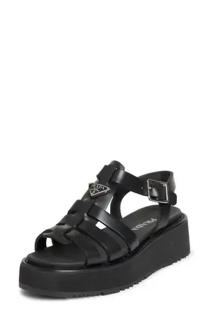Prada Platform Cage Sandal