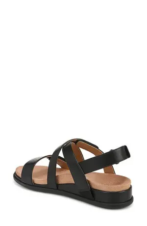 Vionic Slingback Sandal - Black Leather