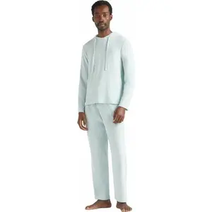 Vilebrequin Terry Long-sleeved Hooded T-shirt - Pacific