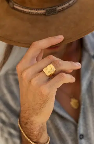MIRANDA FRYE Judah Ring - Gold