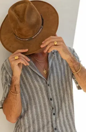 MIRANDA FRYE Judah Ring - Gold