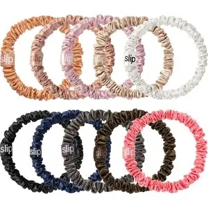 Slip Pure Silk 10-pack Skinny Scrunchies - Assorted Colors