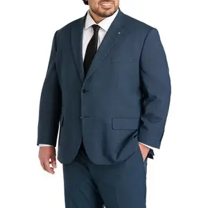SYNRGY BY DXL Synrgy By DXL Relaxer Performance Mélange Suit Jacket Blue